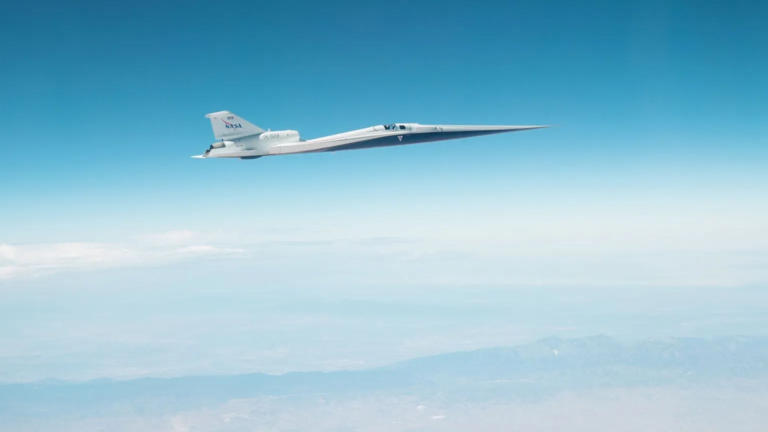 NASA’s X59 achieves speed, altitude for quiet supersonic tests
