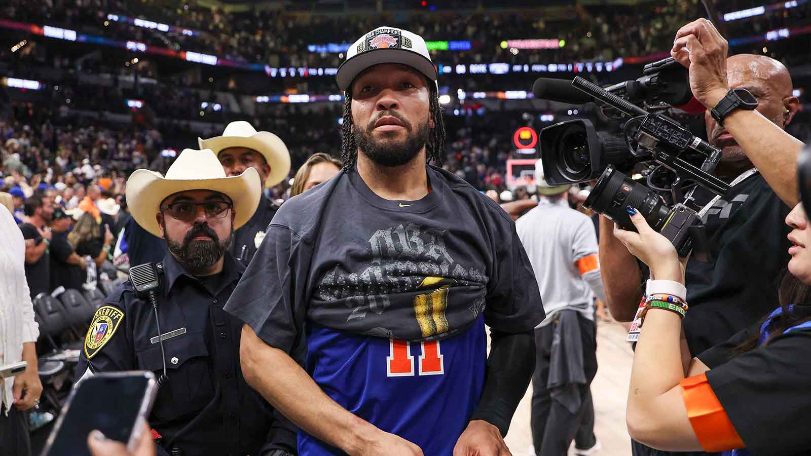 Knicks’ Jalen Brunson’s mic drop on responding to '1A' haters like ...