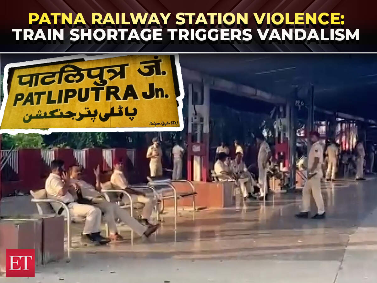 Stone pelting, vandalism at Patliputra station disturb exam-bound ...
