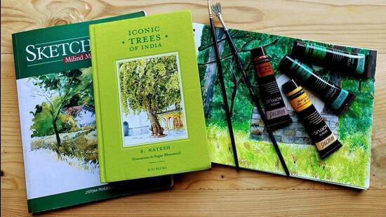 Book box: How to paint a tree