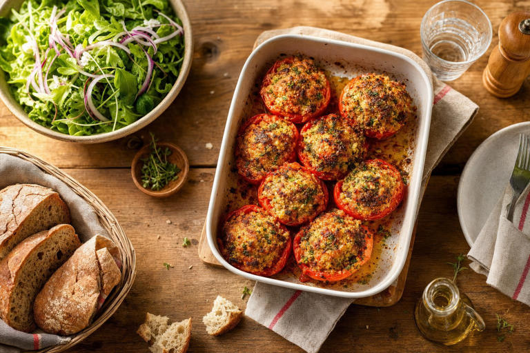 Cette recette de tomates farcies prête en 10 minutes va sauver le ...
