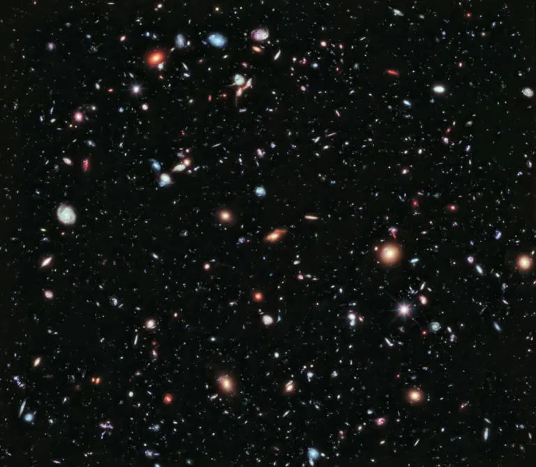 Hubble detecta luz UV de una galaxia primitiva a 1.400 millones de años ...