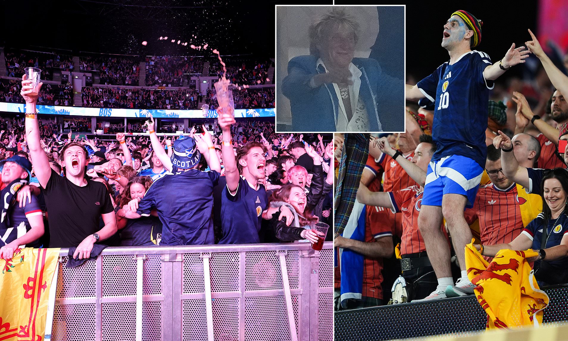 Scotland fans go wild at home and in Boston after winning return to the ...
