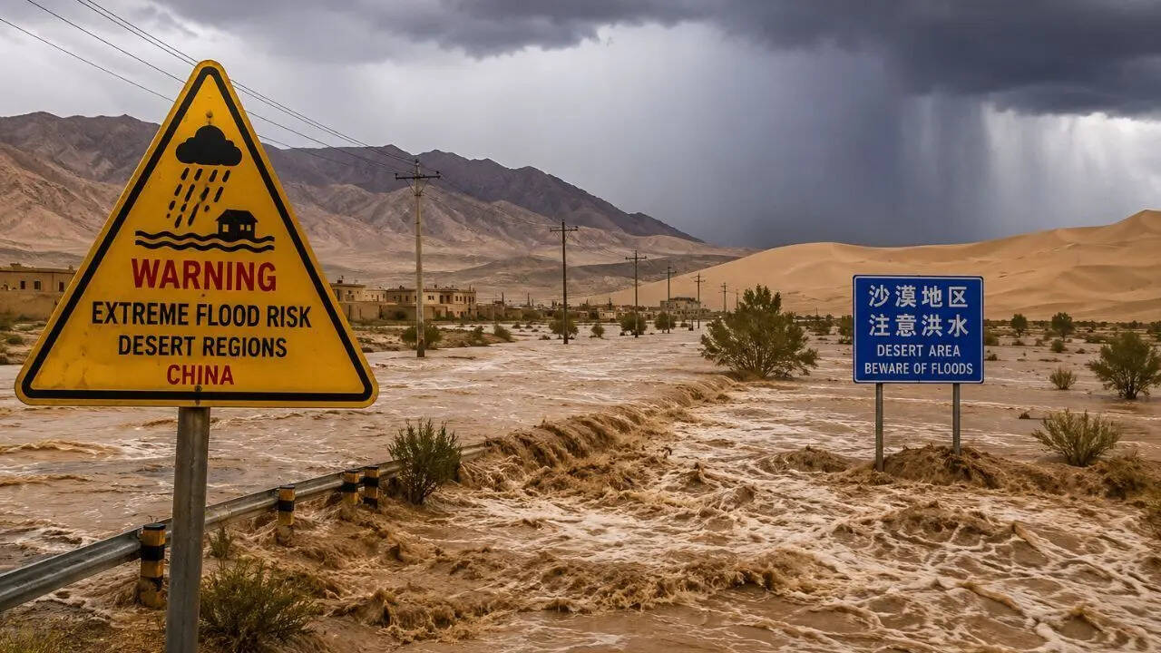 China warns of extreme floods in desert regions due to early heatwave ...