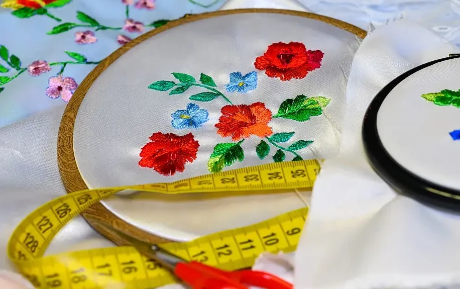 Bringing vintage embroidery into modern life