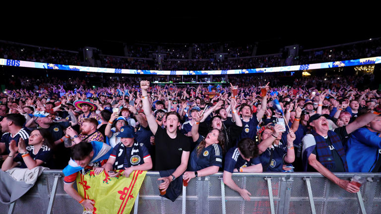 Scotland fans celebrate as first World Cup game in 28 years ends in a win