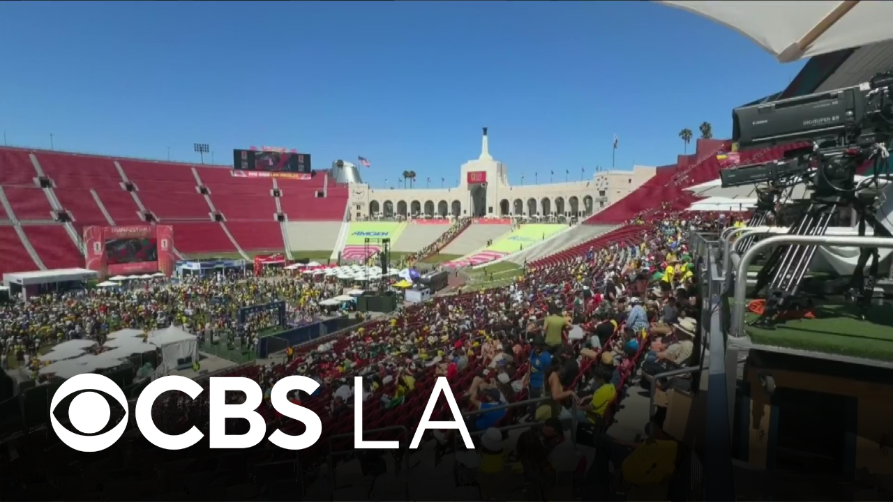 FIFA Fan Fest draws soccer fans to LA Coliseum