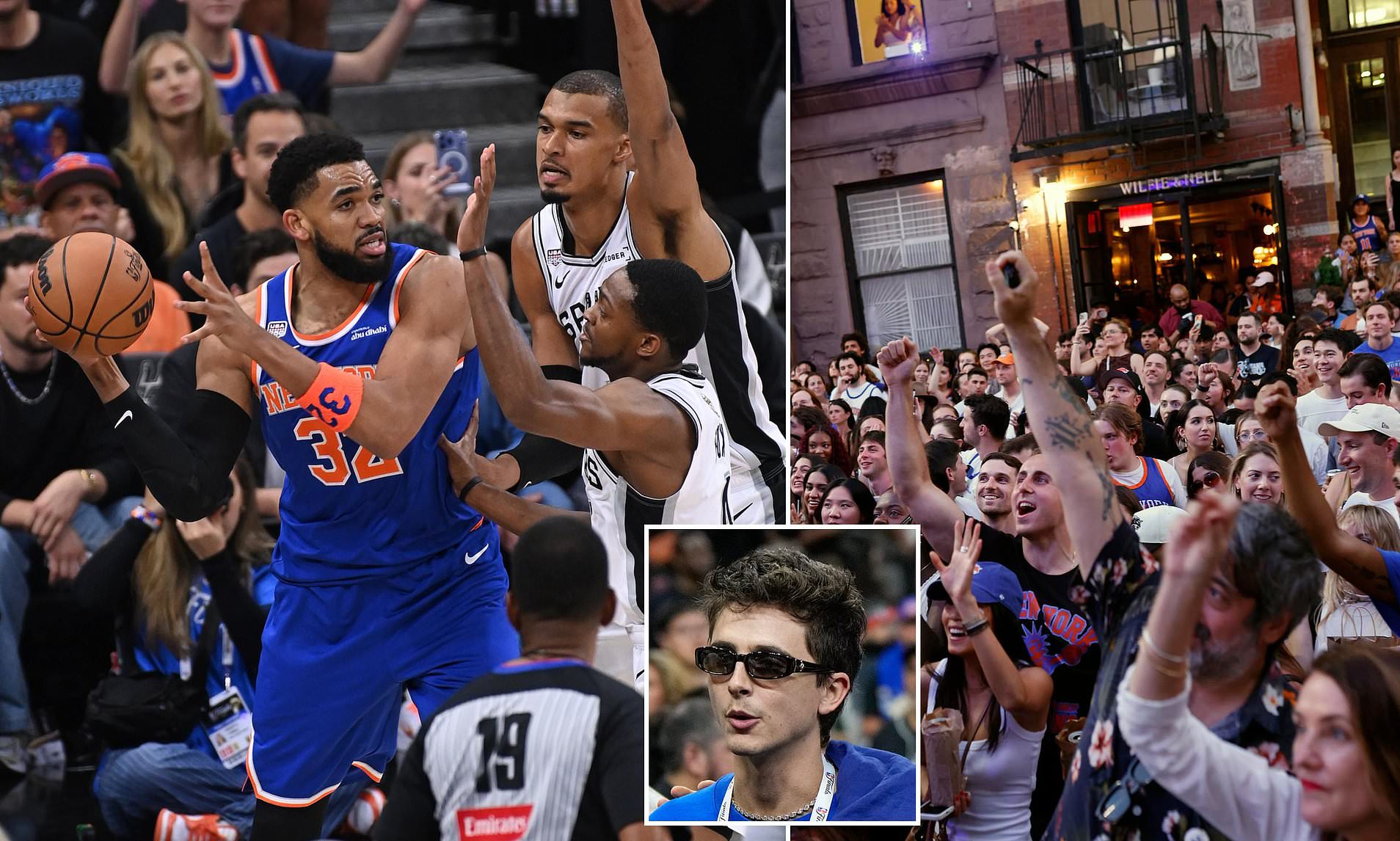 Knicks eye first title in 53 years as New Yorkers flood San Antonio to ...