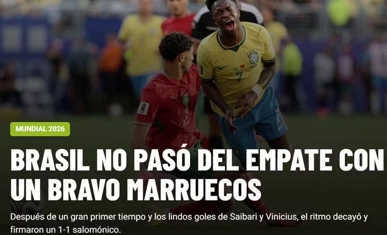 Imprensa internacional repercute empate do Brasil e exalta atuação de ...