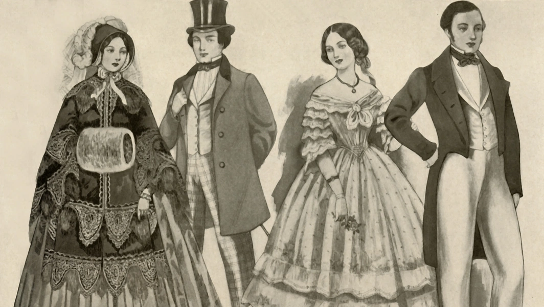 Fashion and photography of Victorian men