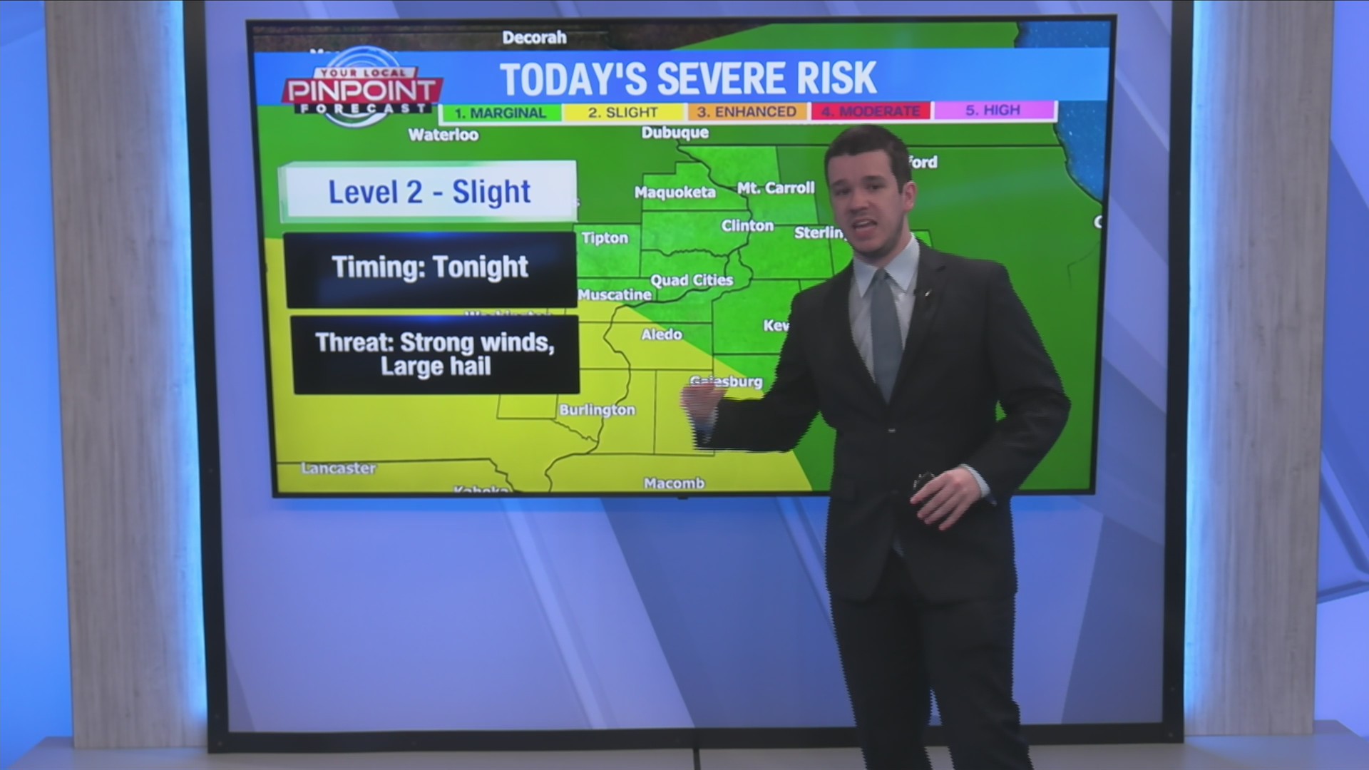 Chance of severe weather