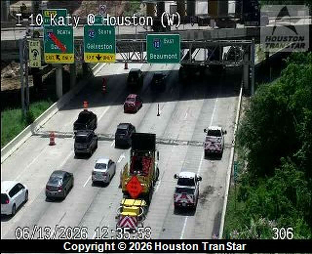Some eastbound I-10 lanes closed at Houston Avenue after another truck ...