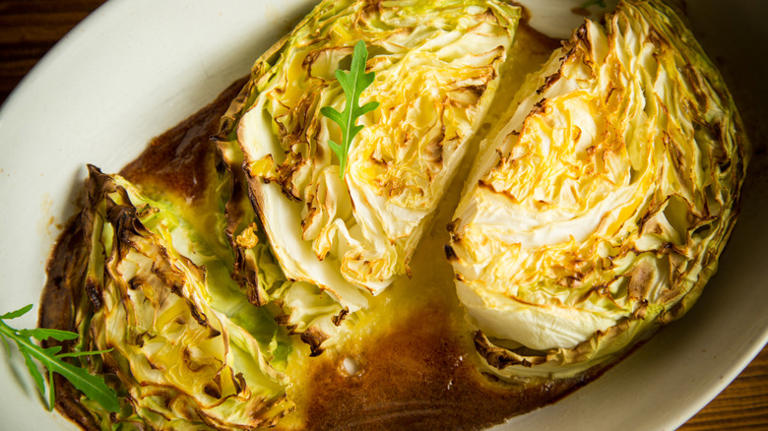 Get extra-crispy roasted cabbage — all you need is this pantry staple
