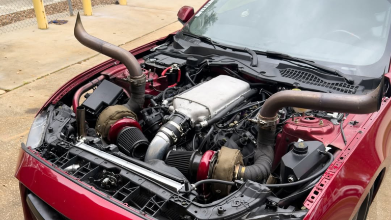 This 1,000-HP twin-turbo Ford Mustang turns its engine bay into a ...