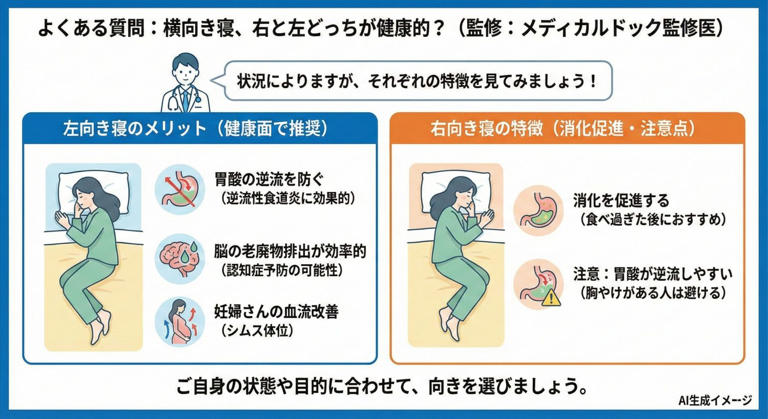 「仰向け」のメリット・デメリットはご存知ですか? 医師が徹底解説!