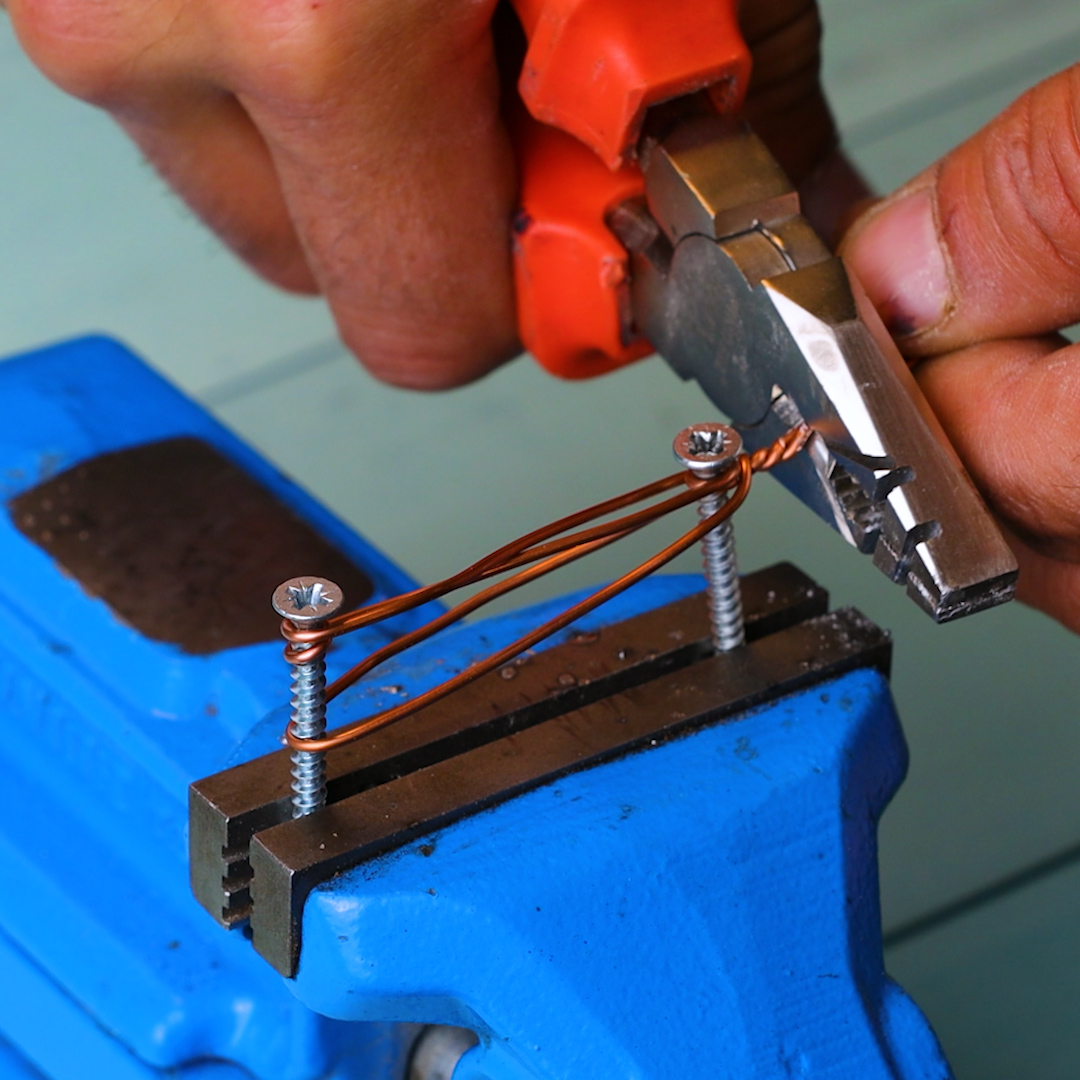 Crafty hack for securely attaching wires to metal