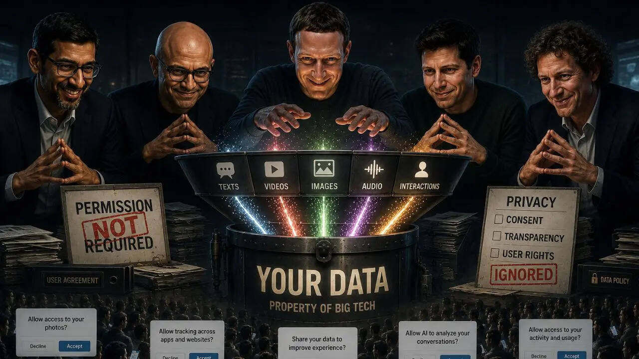 Big tech's hunger for data to train AI could affect every internet user
