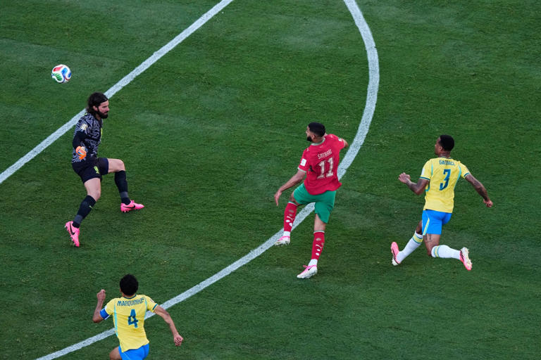 Alan Shearer criticises 'shaky' Gabriel Magalhaes after Brazil draw ...