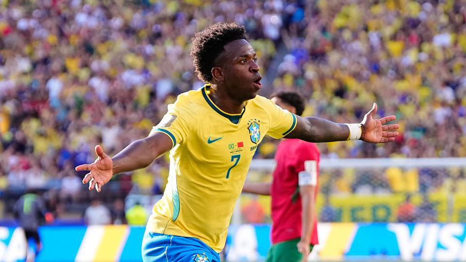 Vinicius Jr rescues draw for Brazil against Morocco