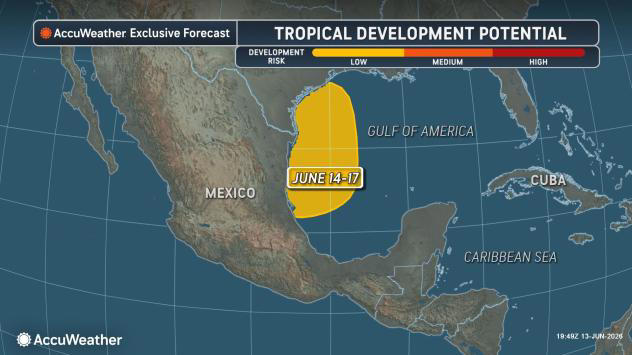 South faces days of flooding rain as Gulf remains tropical focus