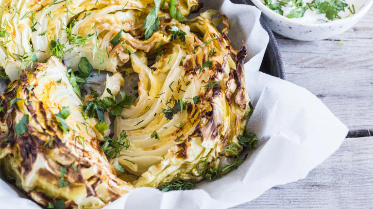 Get extra-crispy roasted cabbage — all you need is this pantry staple