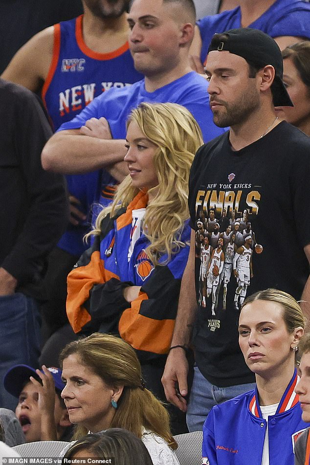 Sydney Sweeney steals the show at NBA Finals Game 5 as stars cheer on ...