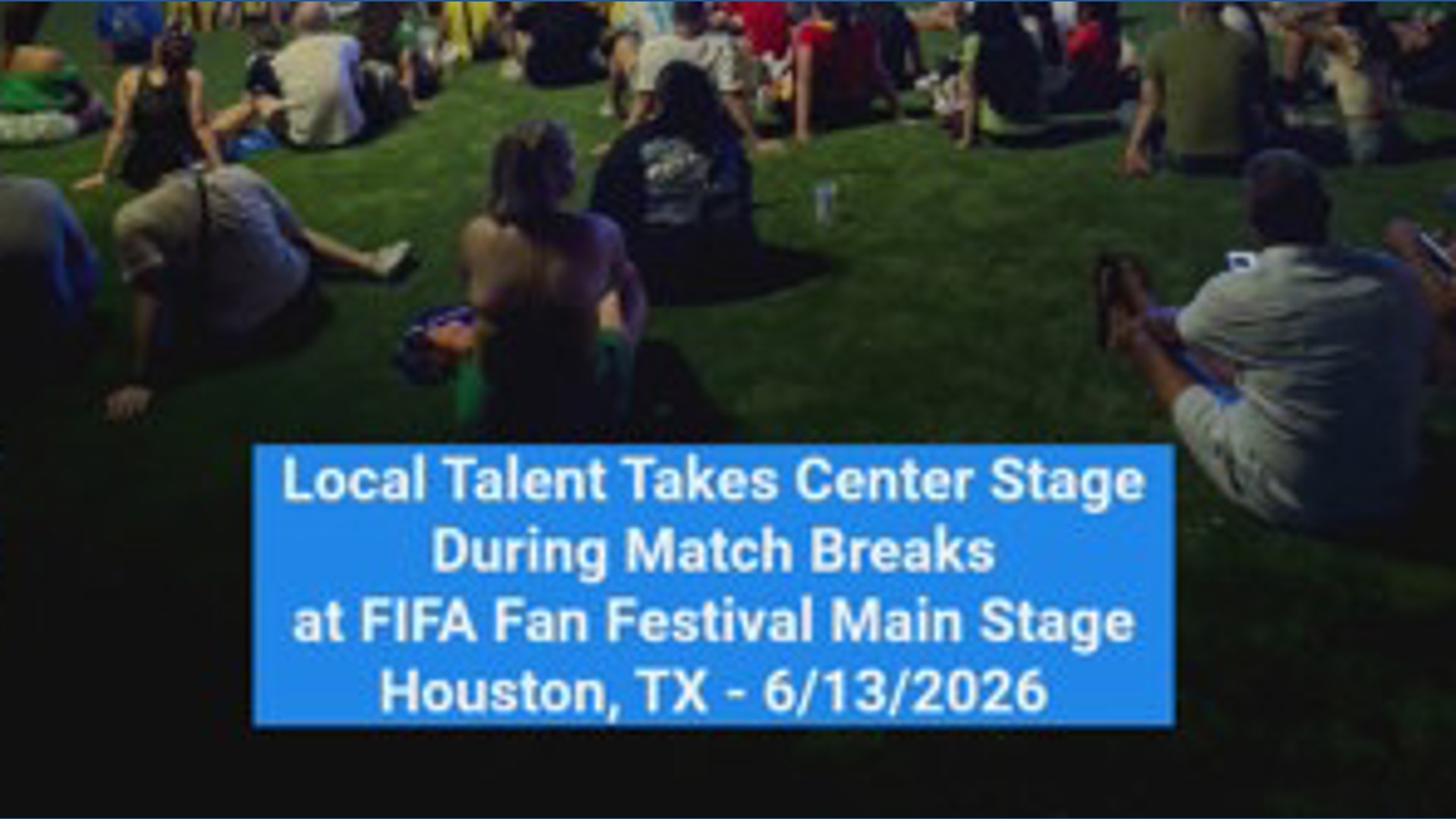 Local talent takes center stage at FIFA Fan Fest