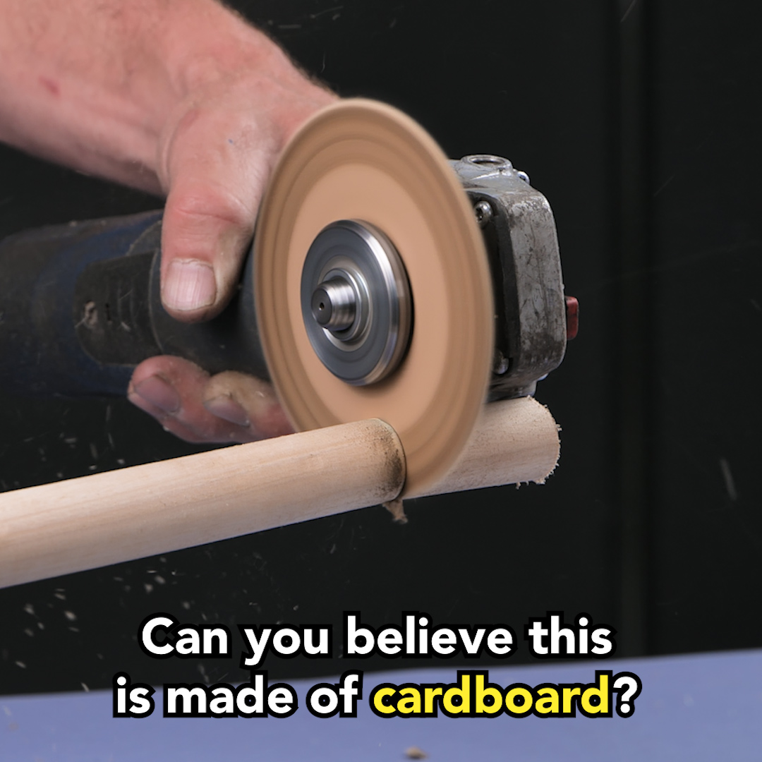 Making a circular saw out of cardboard! 🤯