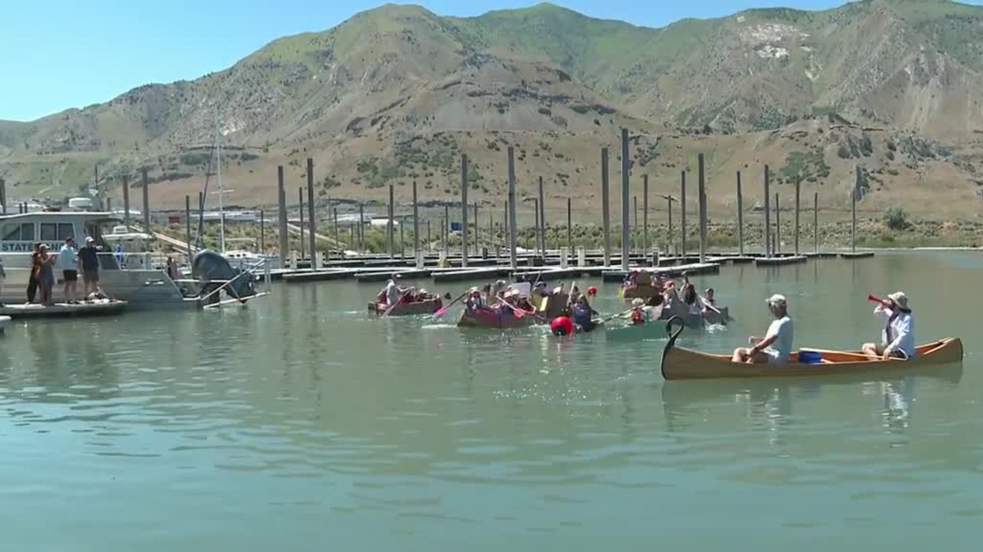 Lakefest draws attention to Great Salt Lake decline as boats leave marina
