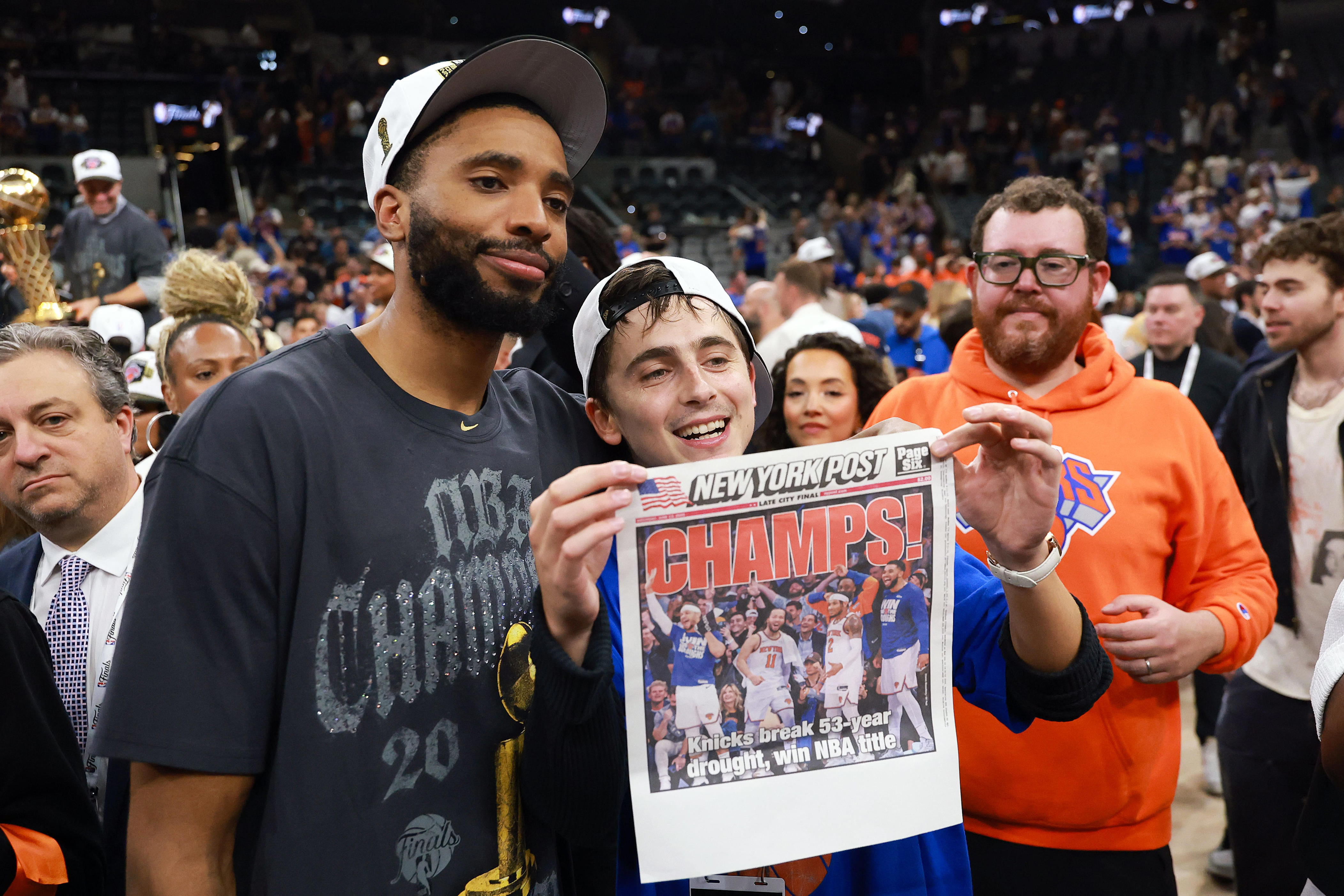 Mikal Bridges talks Knicks title, Chris Paul slam, Suns in NSFW rant