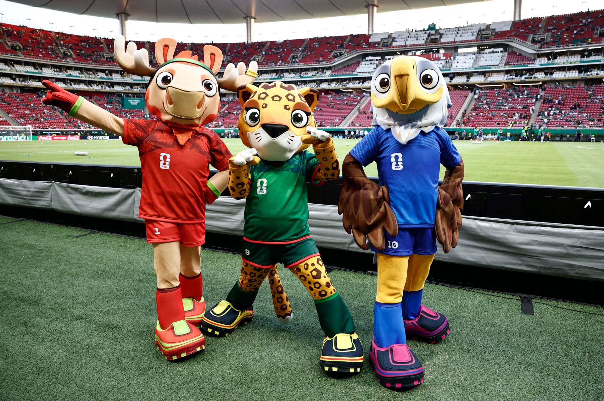 Police make arrests dressed in 2026 World Cup mascot costumes