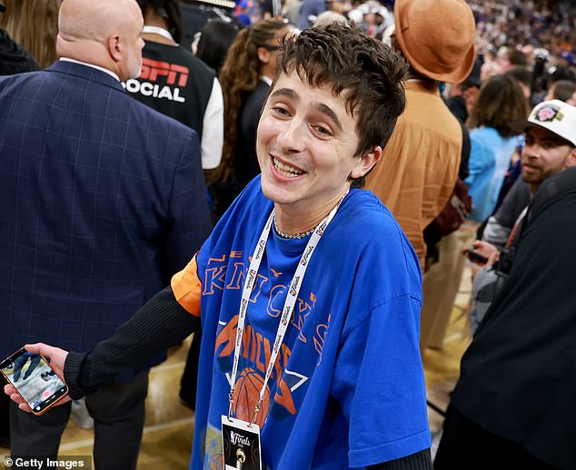 Timothee Chalamet declares Knicks victory is better than wining an ...