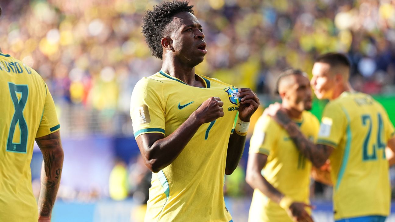 Bailed out by Vinícius Júnior, Brazil are still a work in progress