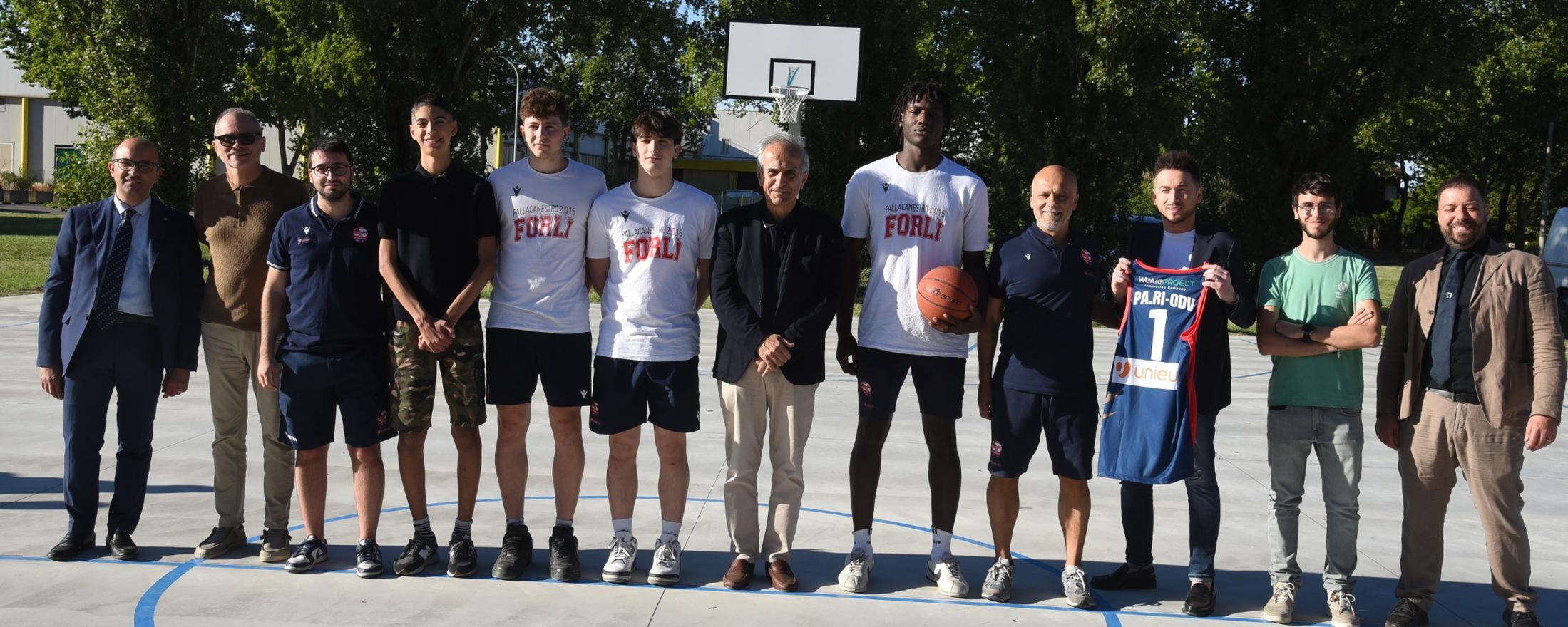 Riqualificato il parco Antica Pieve con i campi da basket e calcetto