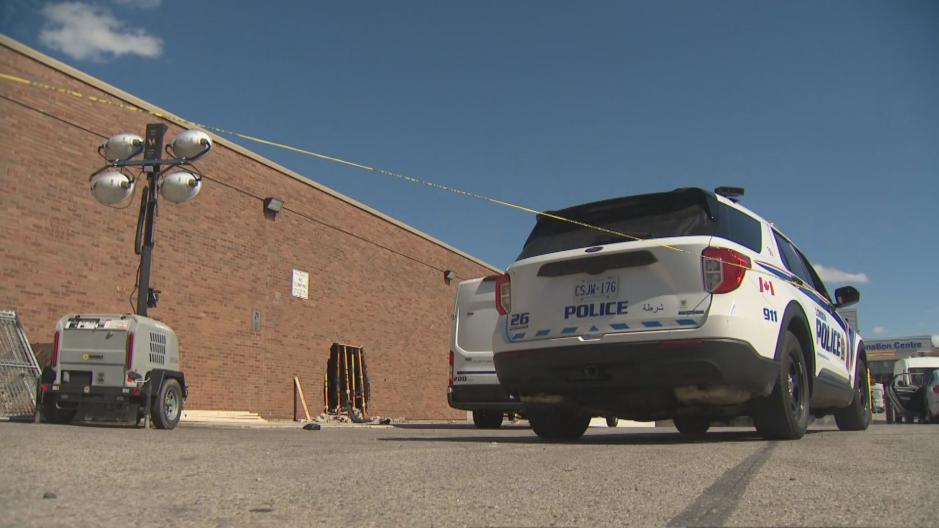 Seven injured after car crashes into mall fitness centre in London, Ont.