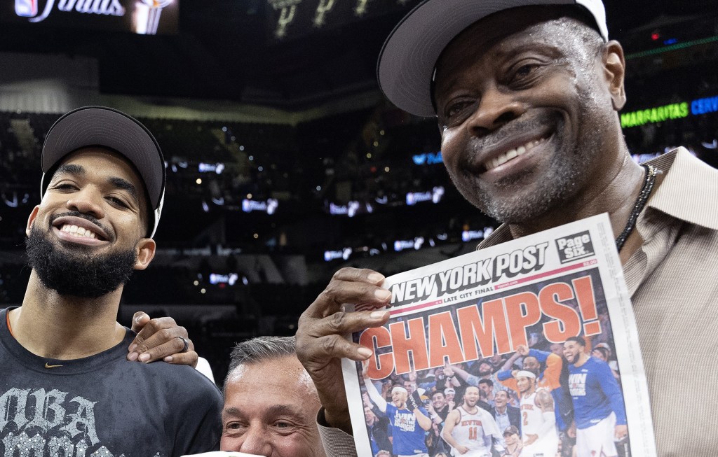 Patrick Ewing had a front-row seat to see his Knicks title wait finally ...