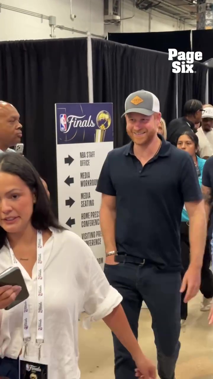 Prince Harry makes surprise solo appearance at Knicks vs. Spurs game ...