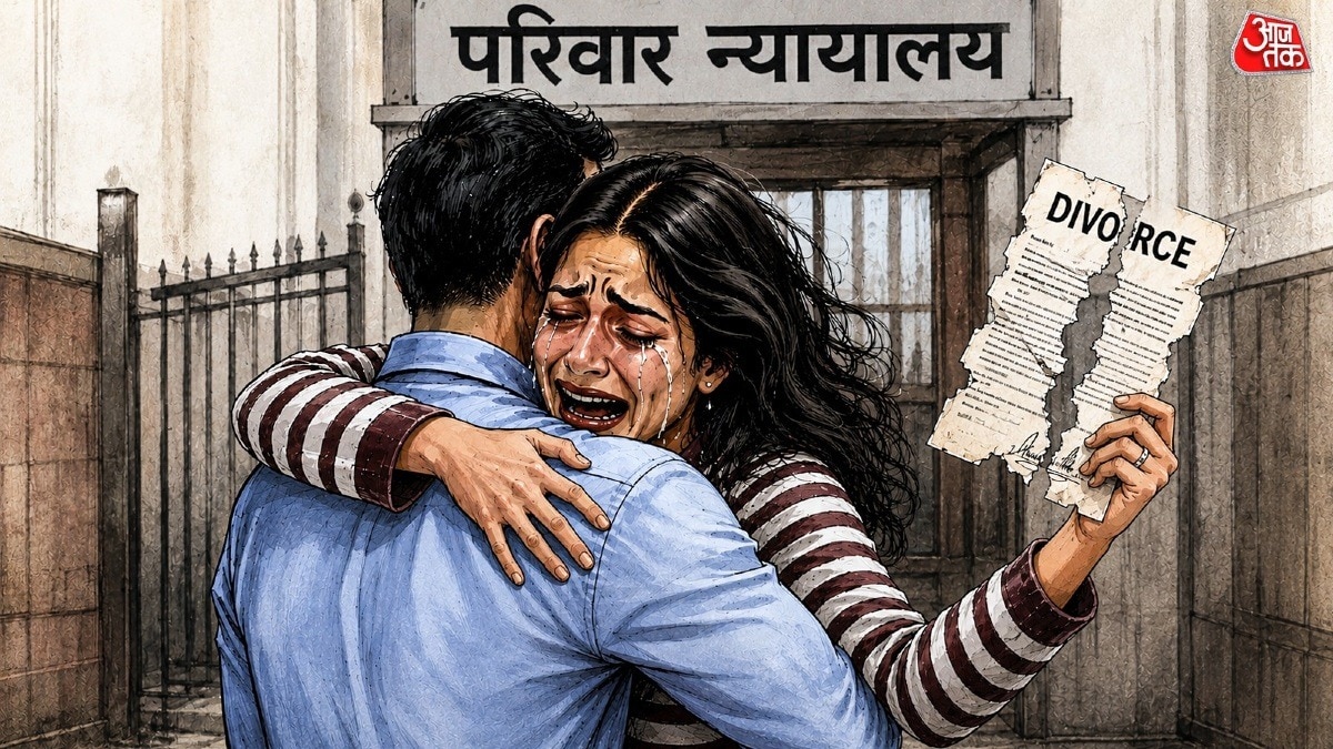 From divorce papers to tears of reunion: Delhi couple ends 5-year court ...