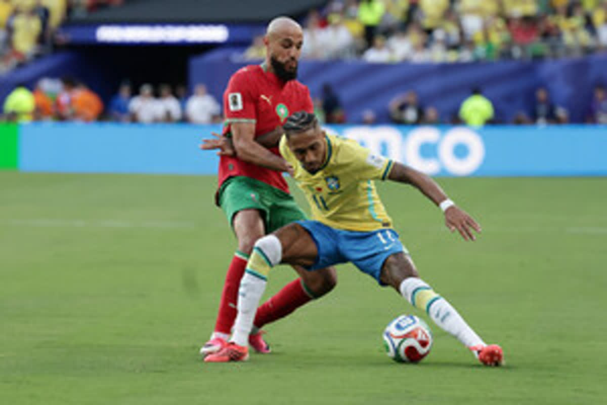 '日 32강 상대 안갯속으로'… 'C조 1위 경쟁' 브라질-모로코, 1-1 무승부