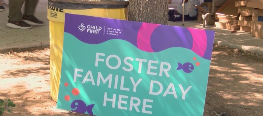 Foster families visit Tingley Beach for fishing and picnic event