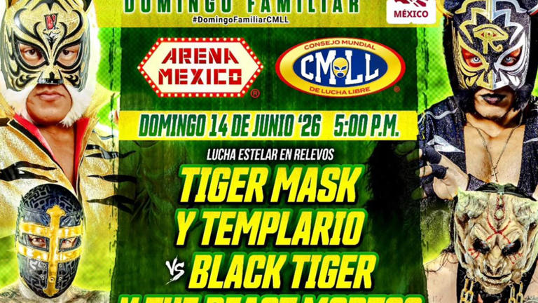 La cartelera de lucha libre en la Arena México de este domingo 14 de junio
