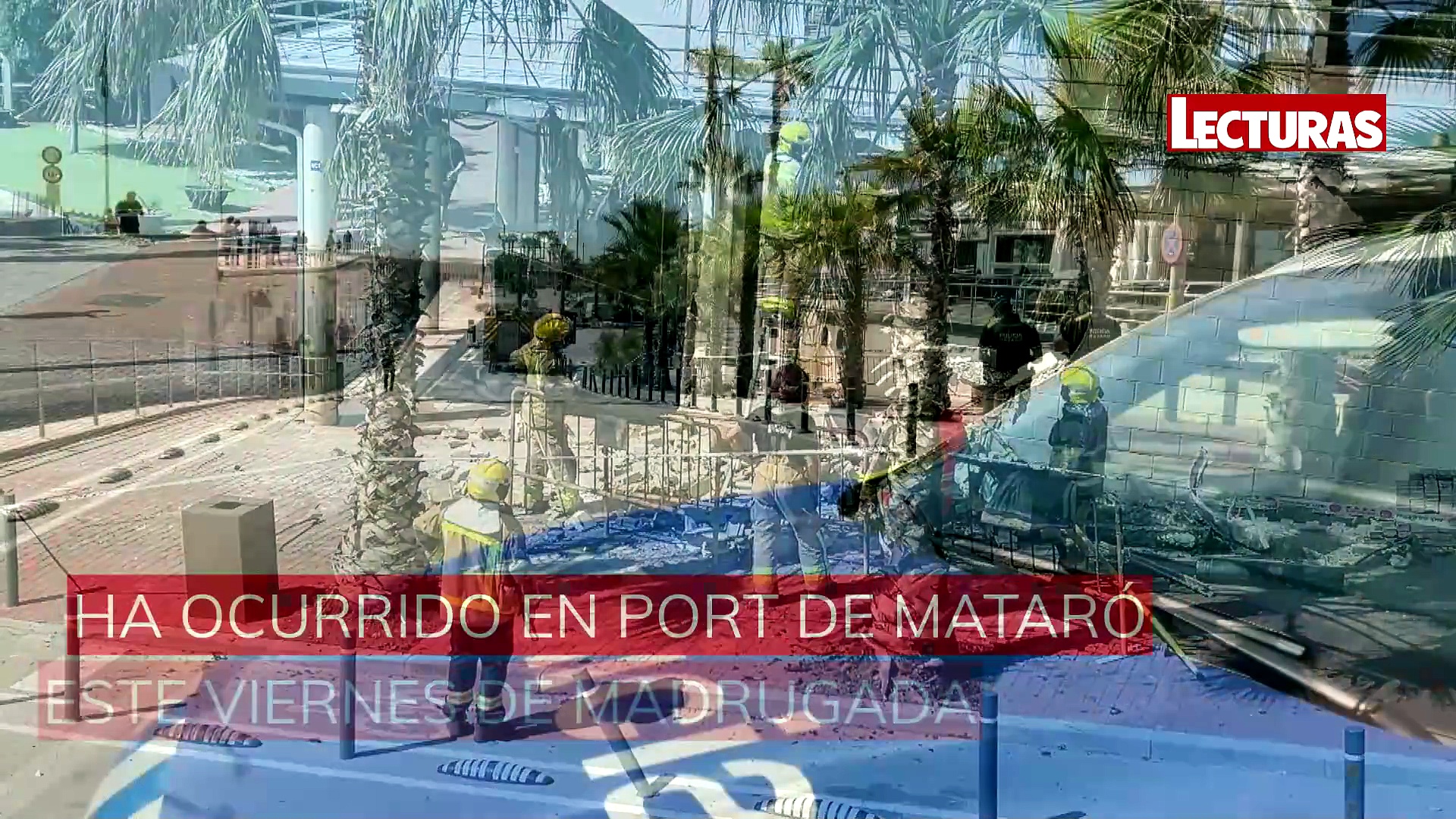 Una impactante explosión de gas en Port de Mataró deja herido a un ...