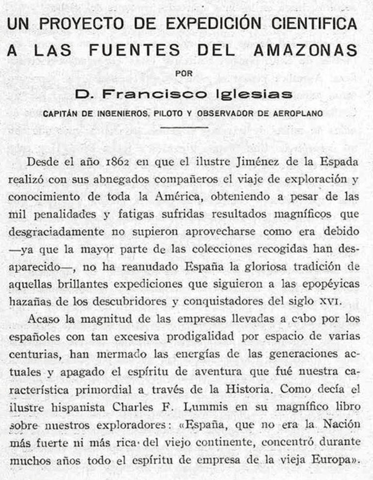 Francisco Iglesias Brage, el aviador gallego que quiso conquistar la ...