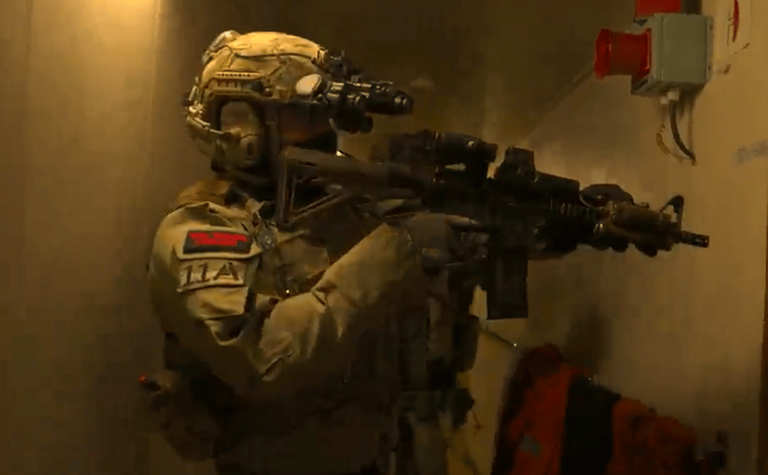 Royal Marines board Russian shadow fleet vessel in dramatic operation