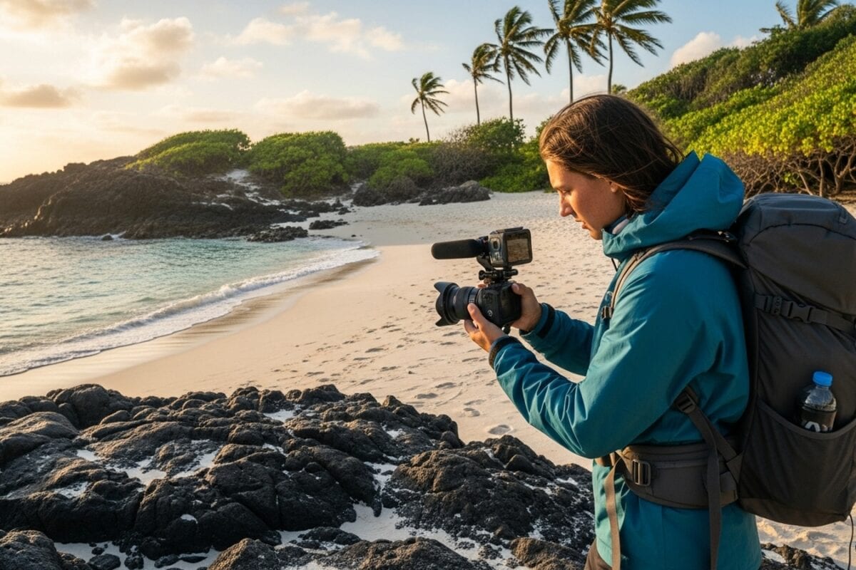 Top 5 action cameras & selfie sticks for solo women travellers under ₹8,000