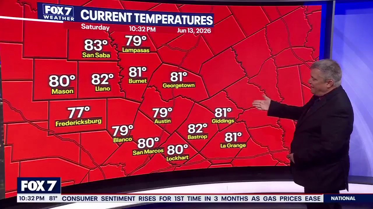 Austin weather: June 13th overnight forecast