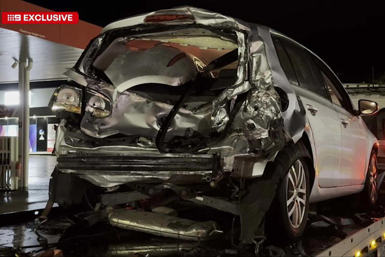Driver abandons car after fast food road rage crash