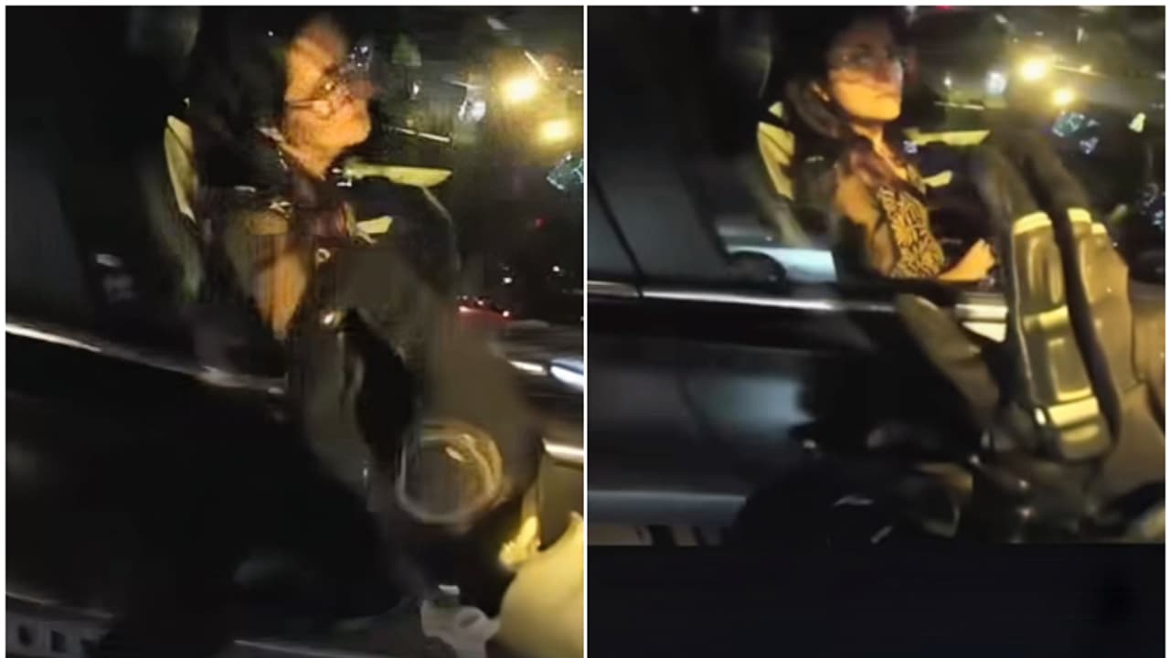 Mumbai viral video: Woman sleeps inside car on busy Mumbai road ...