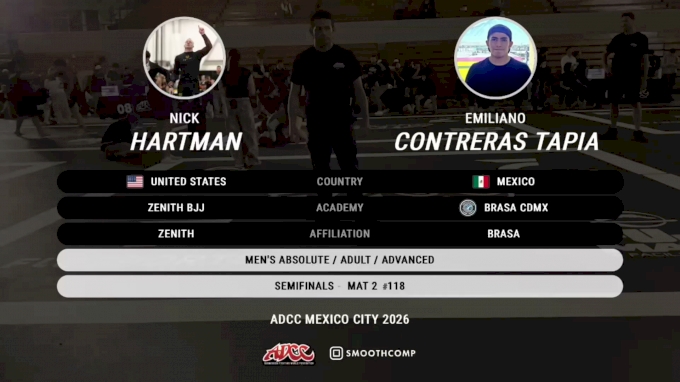 Nick Hartman vs Emiliano Contreras Tapia 2026 ADCC MXC Open