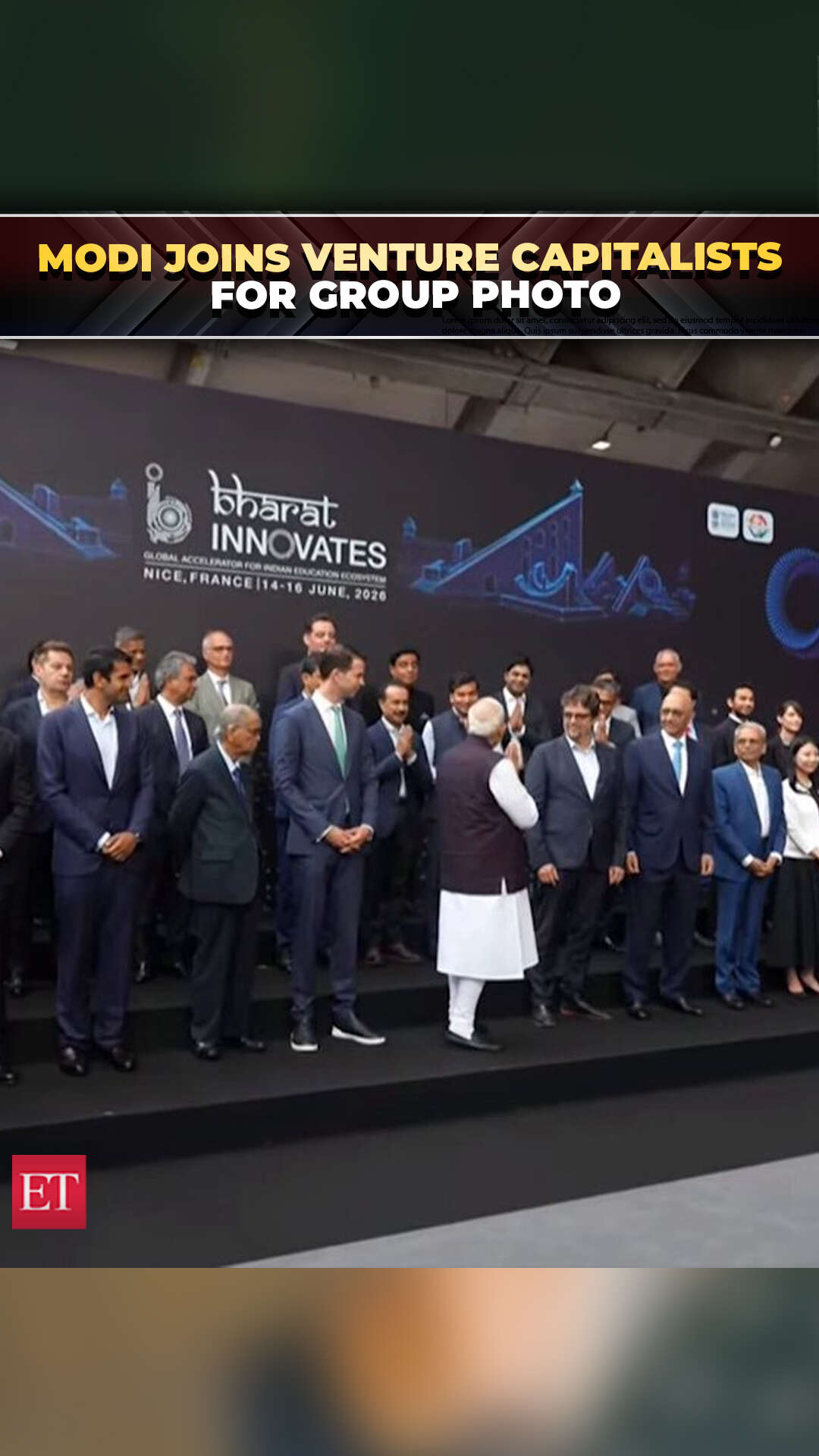 PM Modi poses for group photo with top investors & venture capitalists ...